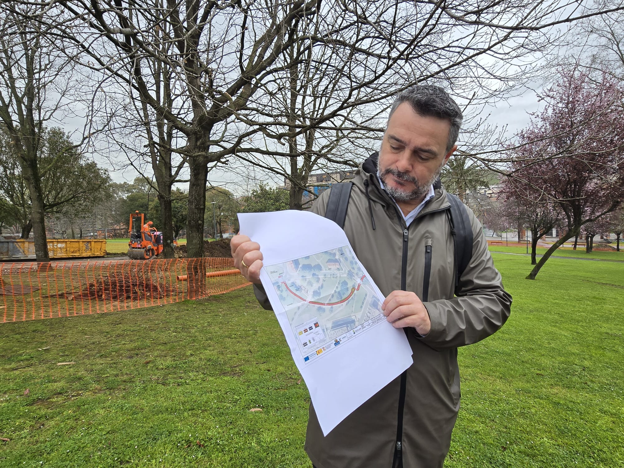 Nuevo trazado de bidegorri en Barakaldo, entre el parque de La Orconera ...