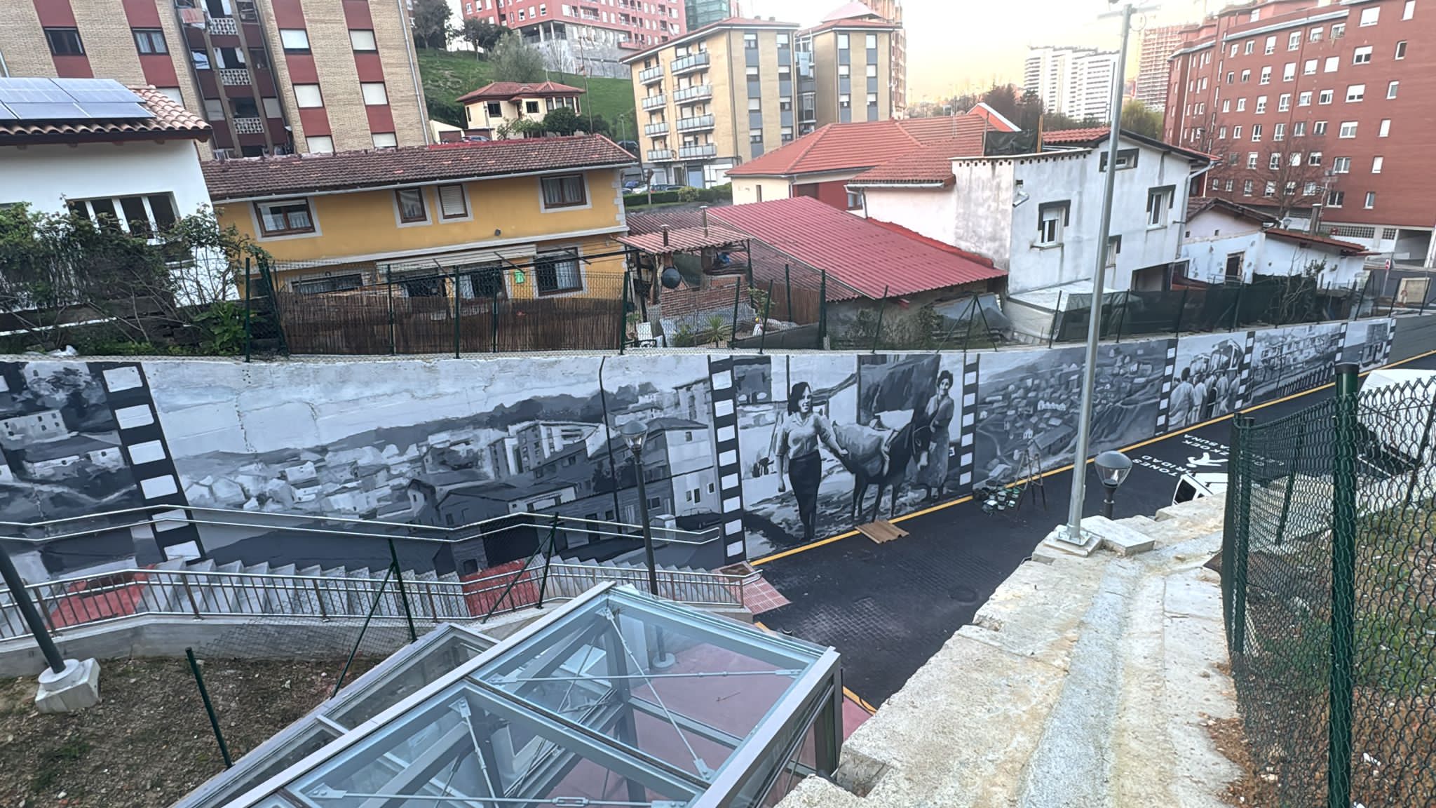 Un gran mural homenajeará la historia de Masustegi | Radio Nervión